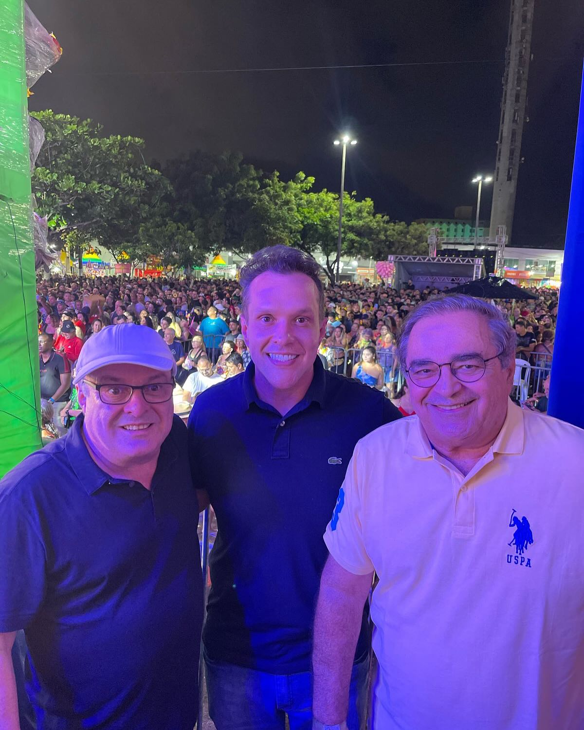 Álvaro Dias, Paulinho Freire e Eriko Jácome no Polo Ponta Negra - Macaí ...